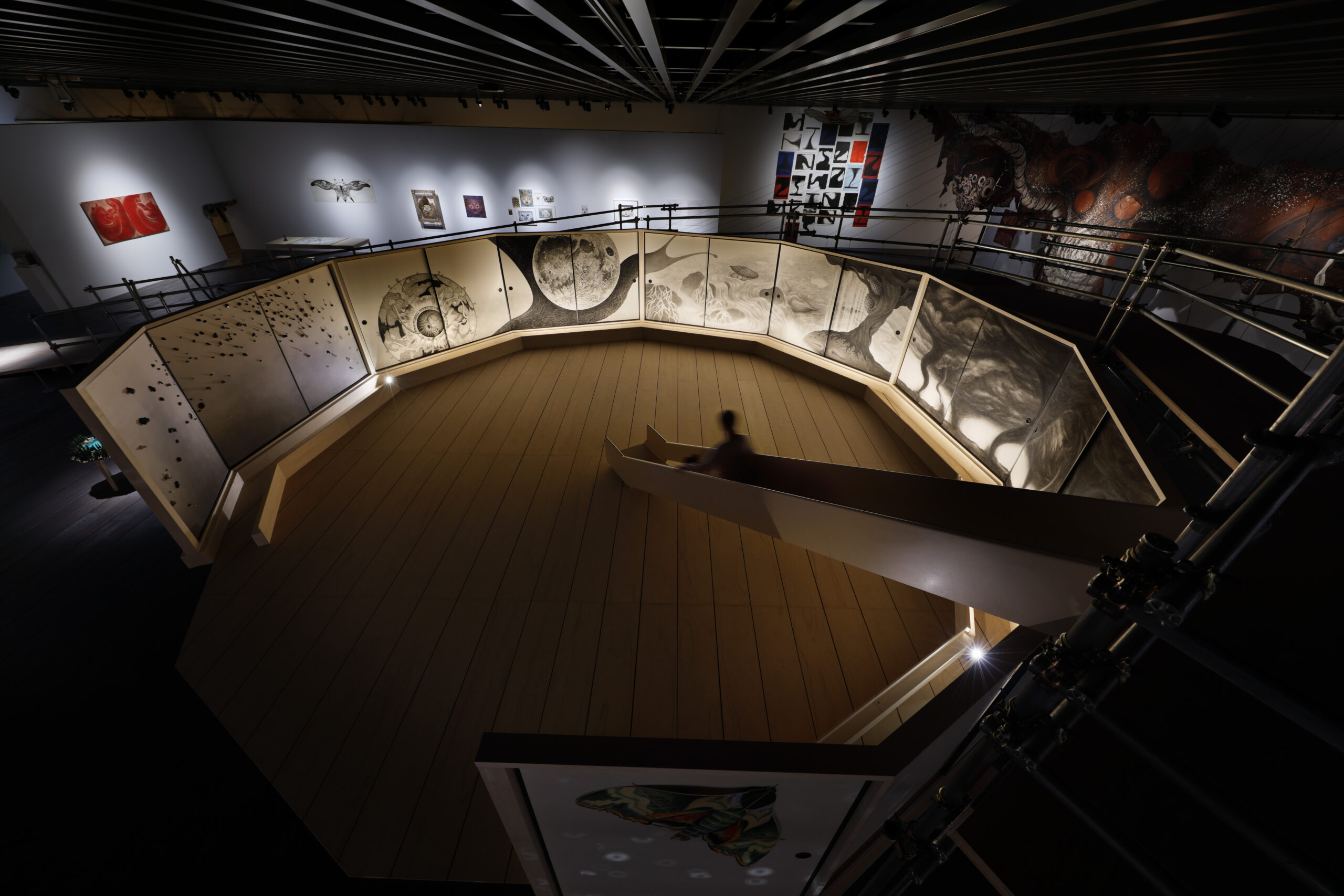 Fusuma-e installation | Tomoko Konoike Official Site | 鴻池朋子 オフィシャルサイト